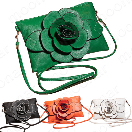Women's Small Flower Bag Tote Handbags Shoulder Bag 4 Color B364 on Luulla