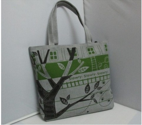 2014 Big Tree Print Bag Eco-friendly Canvas Bag Female Handbag Shoulder ...