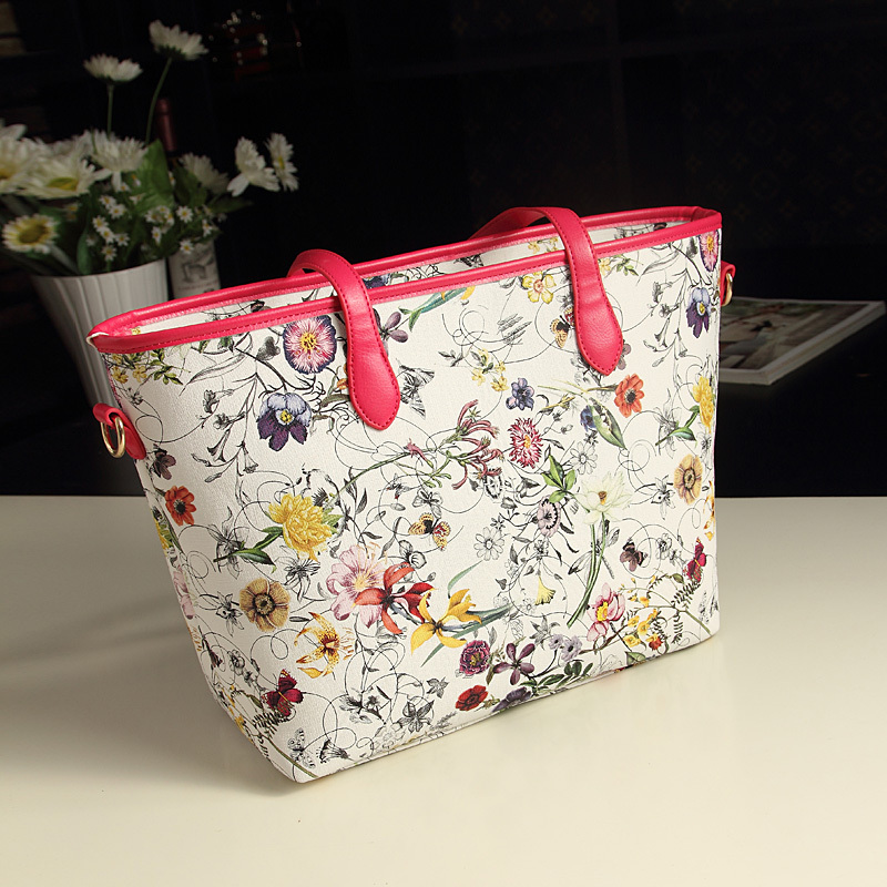 Women Handbag Printing Fashion Totes Shoulder Bag Large Bag Vintage ...